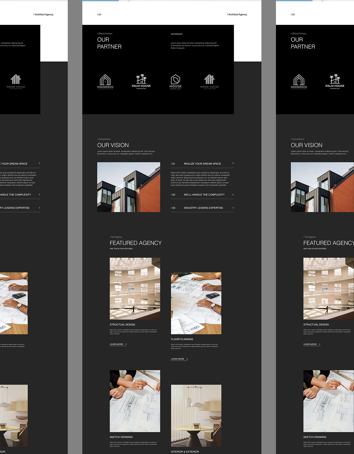 Architecture Landing Page by Robi Wahyudi on Dribbble