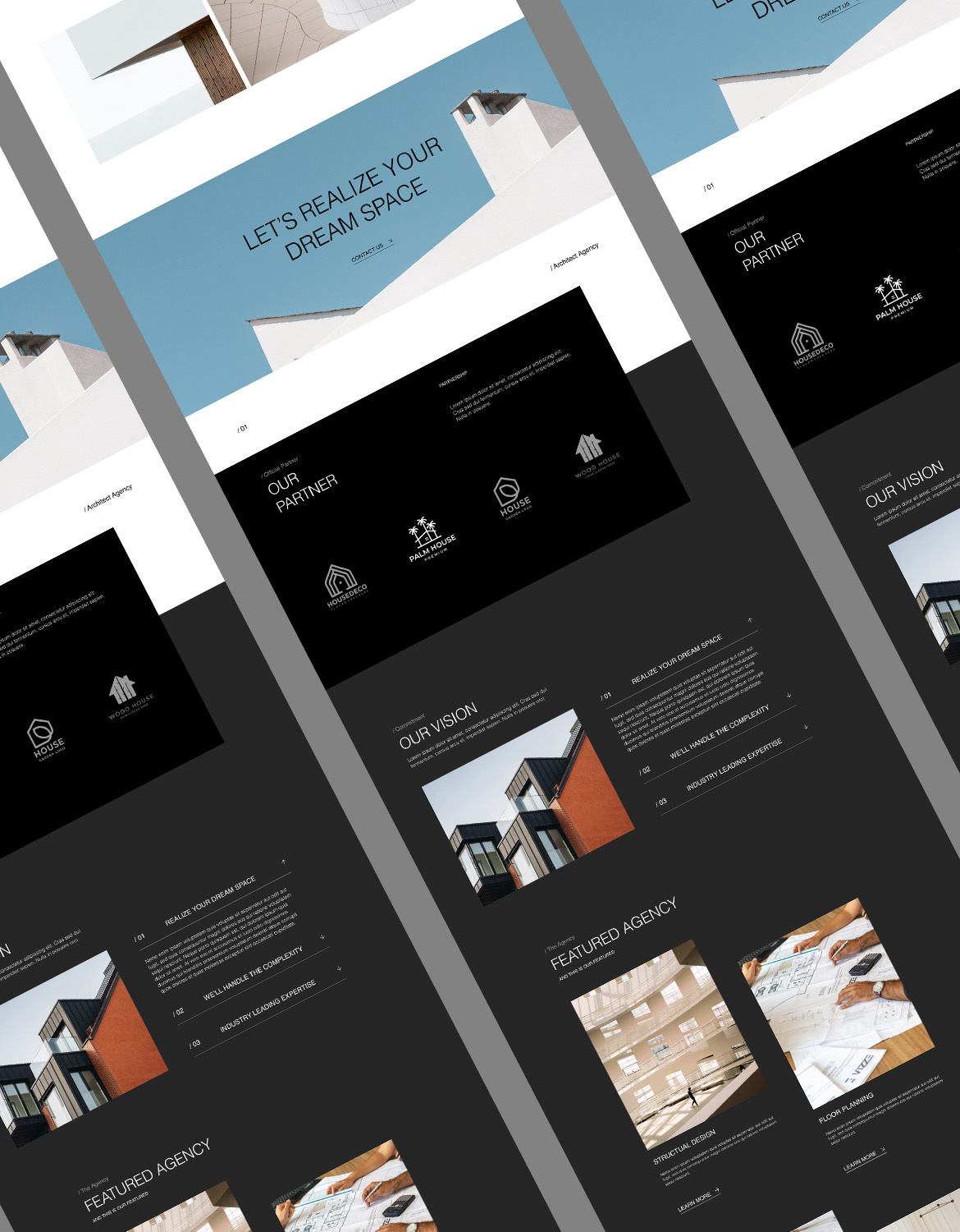 Architecture Landing Page by Robi Wahyudi on Dribbble