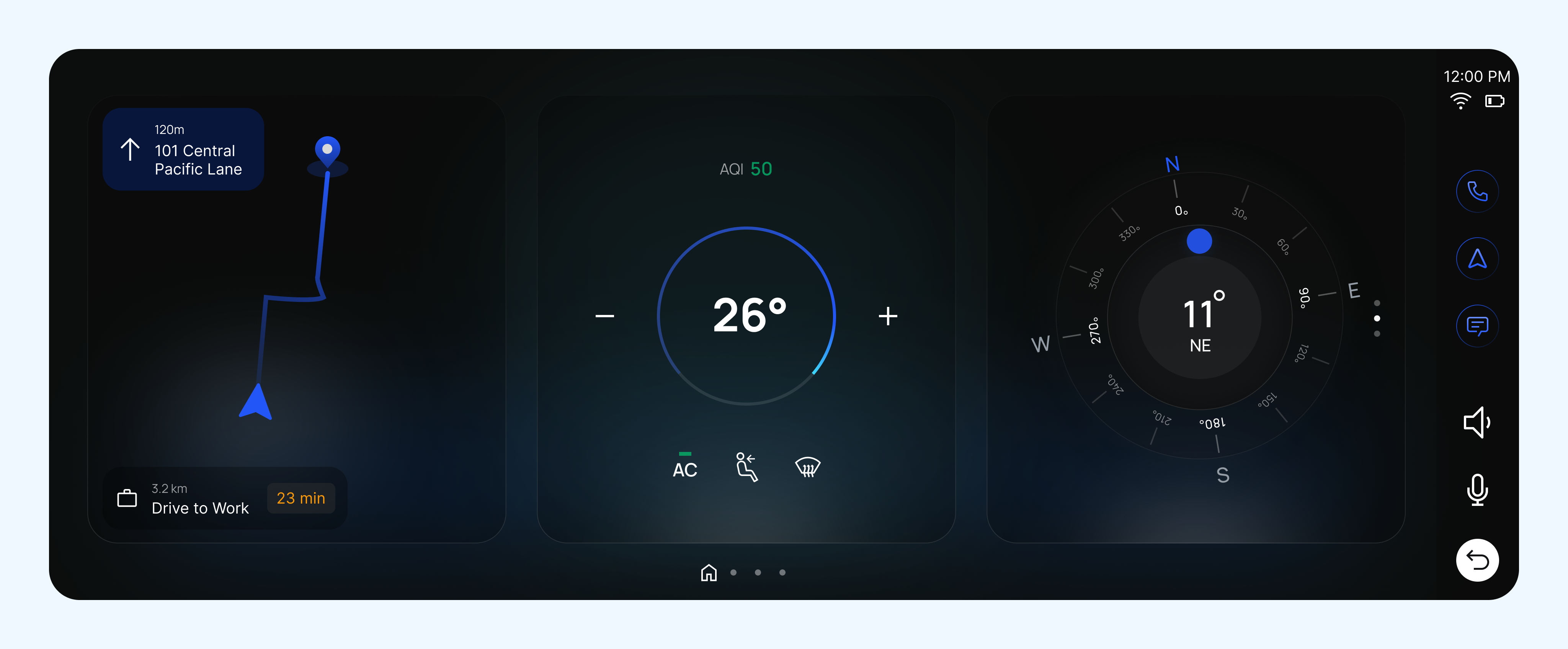 Car Infotainment UI Concept by Hemant Bisht on Dribbble