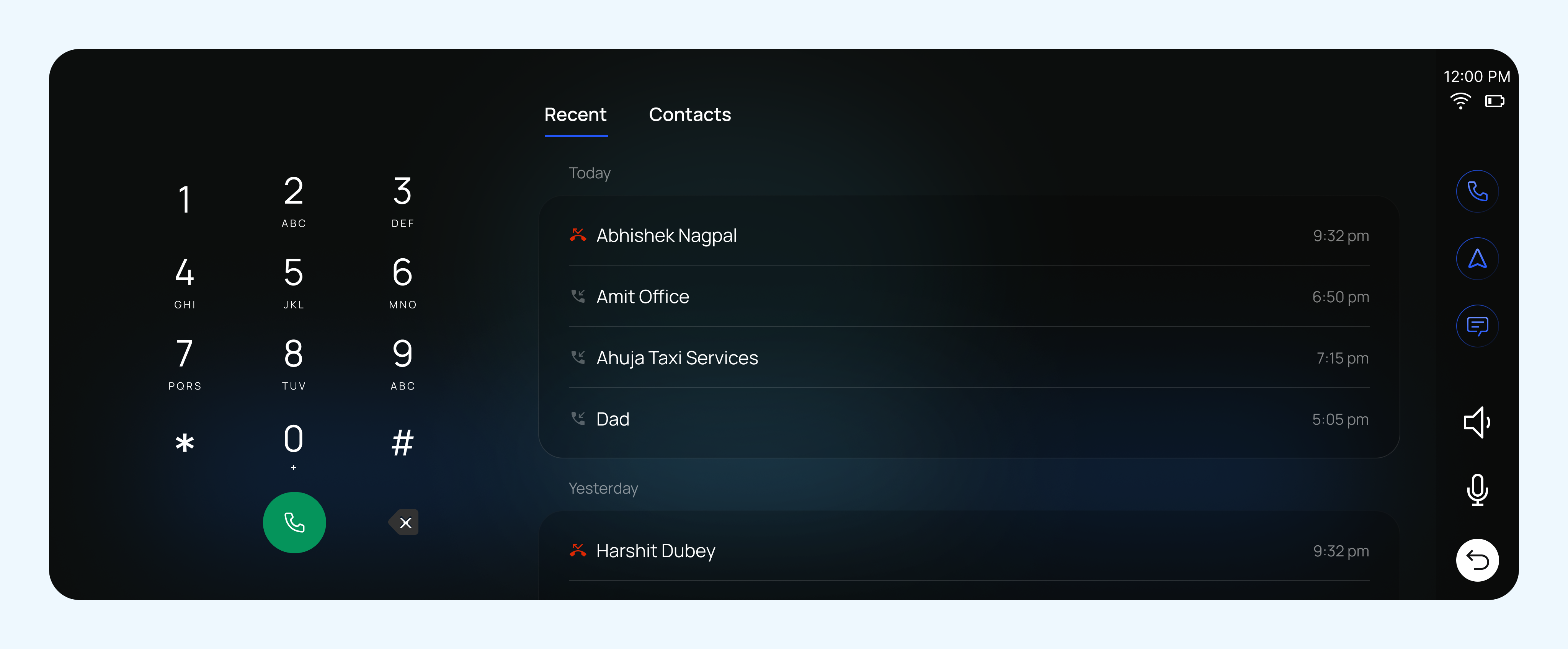 Car Infotainment UI Concept by Hemant Bisht on Dribbble