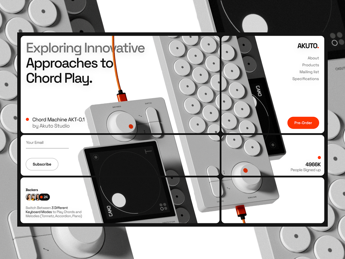 Landing Page Redesign Concept - Akuto Studio by Nozaracy on Dribbble