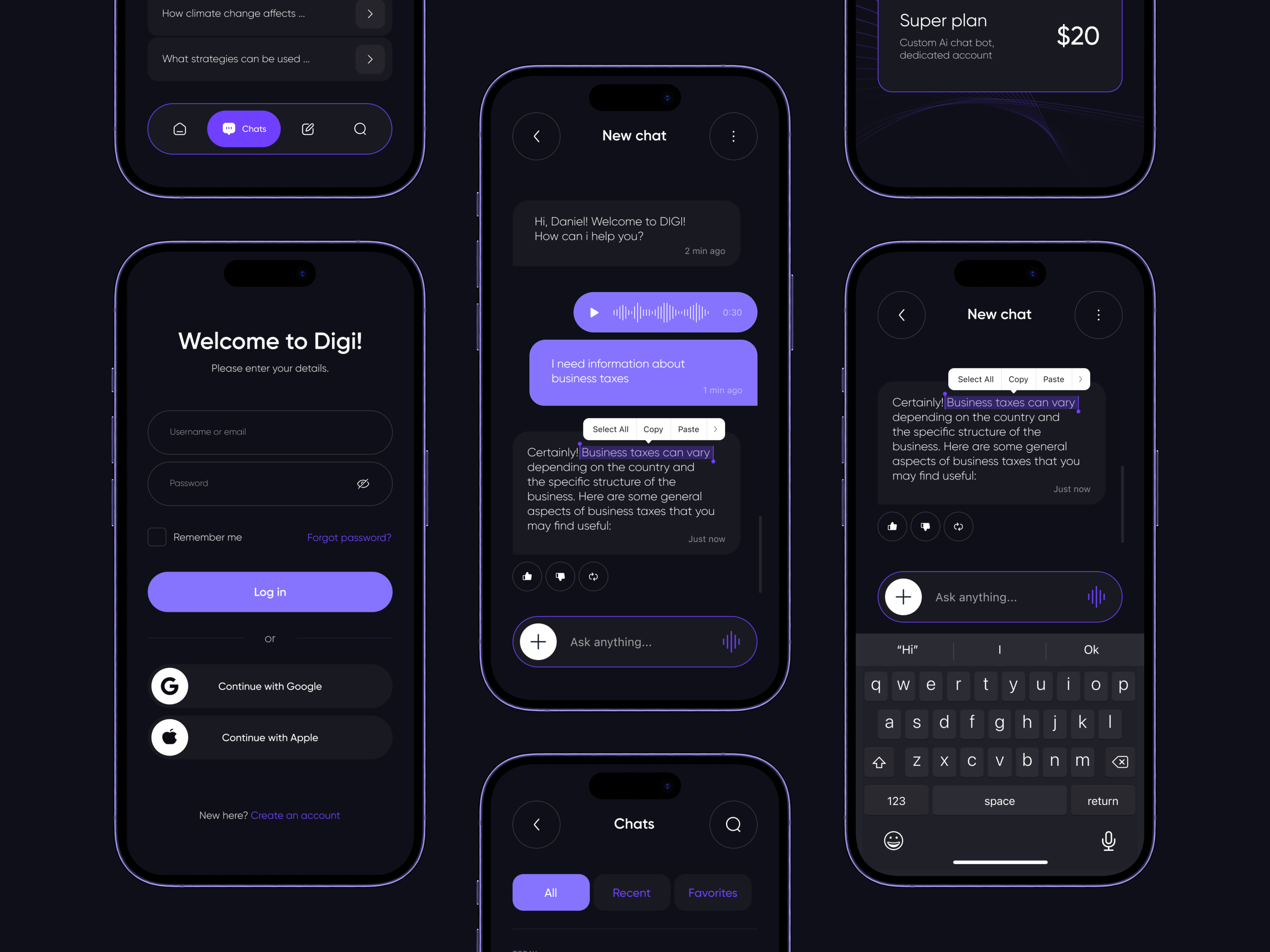Innovative AI chatbot - Mobile App Concept by Bato on Dribbble