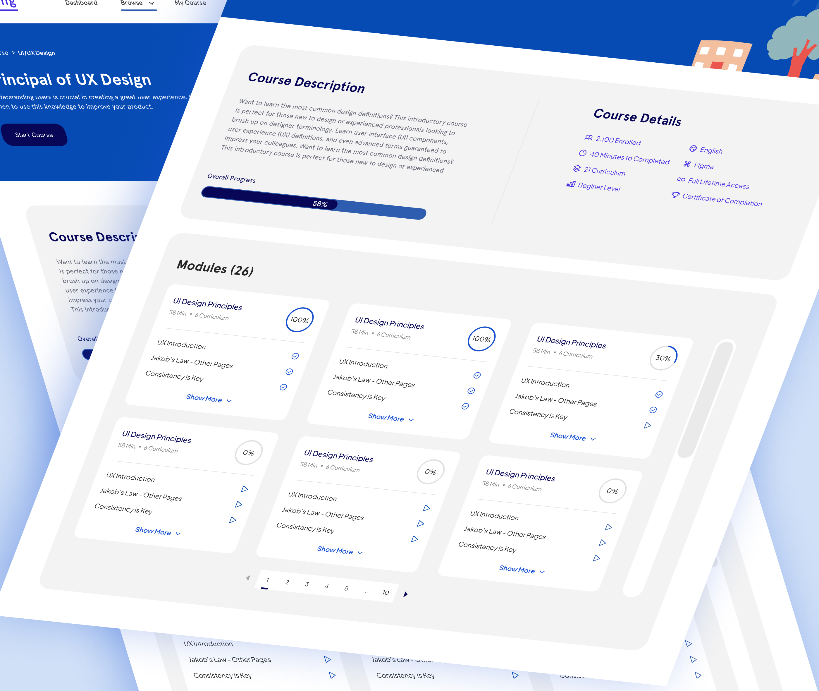 Course UI designs, themes, templates and downloadable graphic elements ...