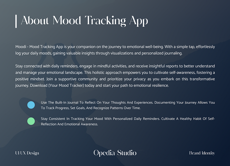 Mood Tracker Mobile App UI Design by Najmul Hasan Rifat | Senior UI/UX ...
