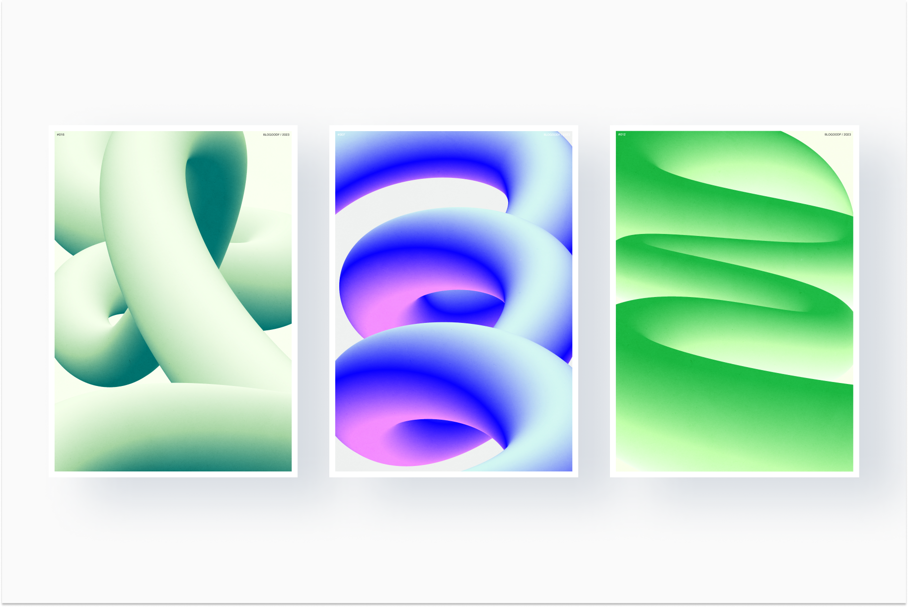 Poster collection | 20 Posters With Unique Abstract Gradients by Alex ...