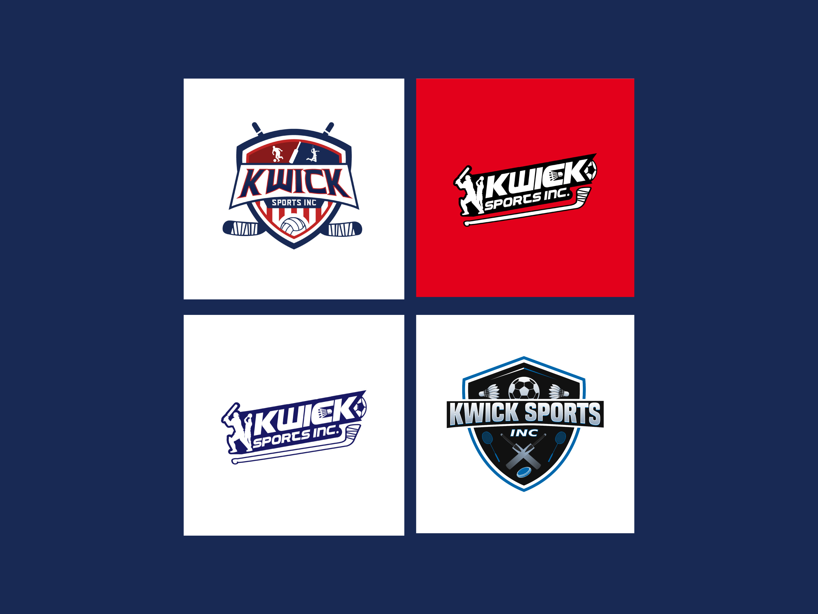 Kwick Sports Inc Logo by The Ant Firm, Ltd. on Dribbble
