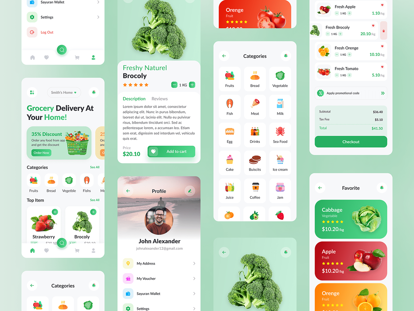 Fruit UI Design by Descube IT Solution on Dribbble