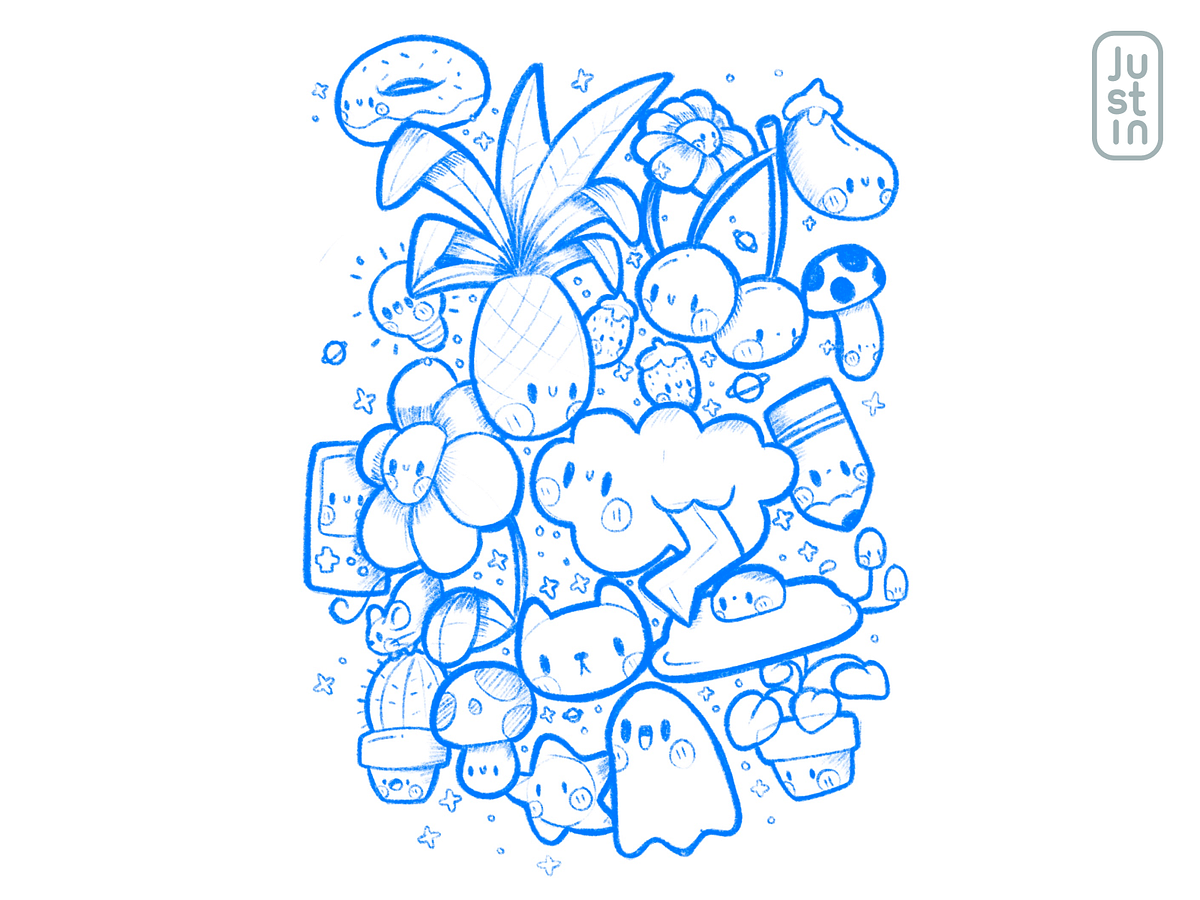 Doodle Digital Art by Justin Evans on Dribbble