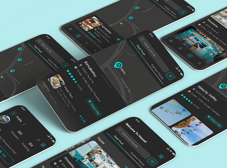 Food Truck & Exploration Mobile App UI by Softvence Mobile for ... Food Truck & Exploration Mobile App UI by Softvence Mobile for ...