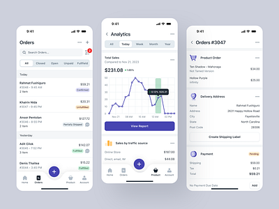 Sales Admin Mobile App by Derlaxy on Dribbble