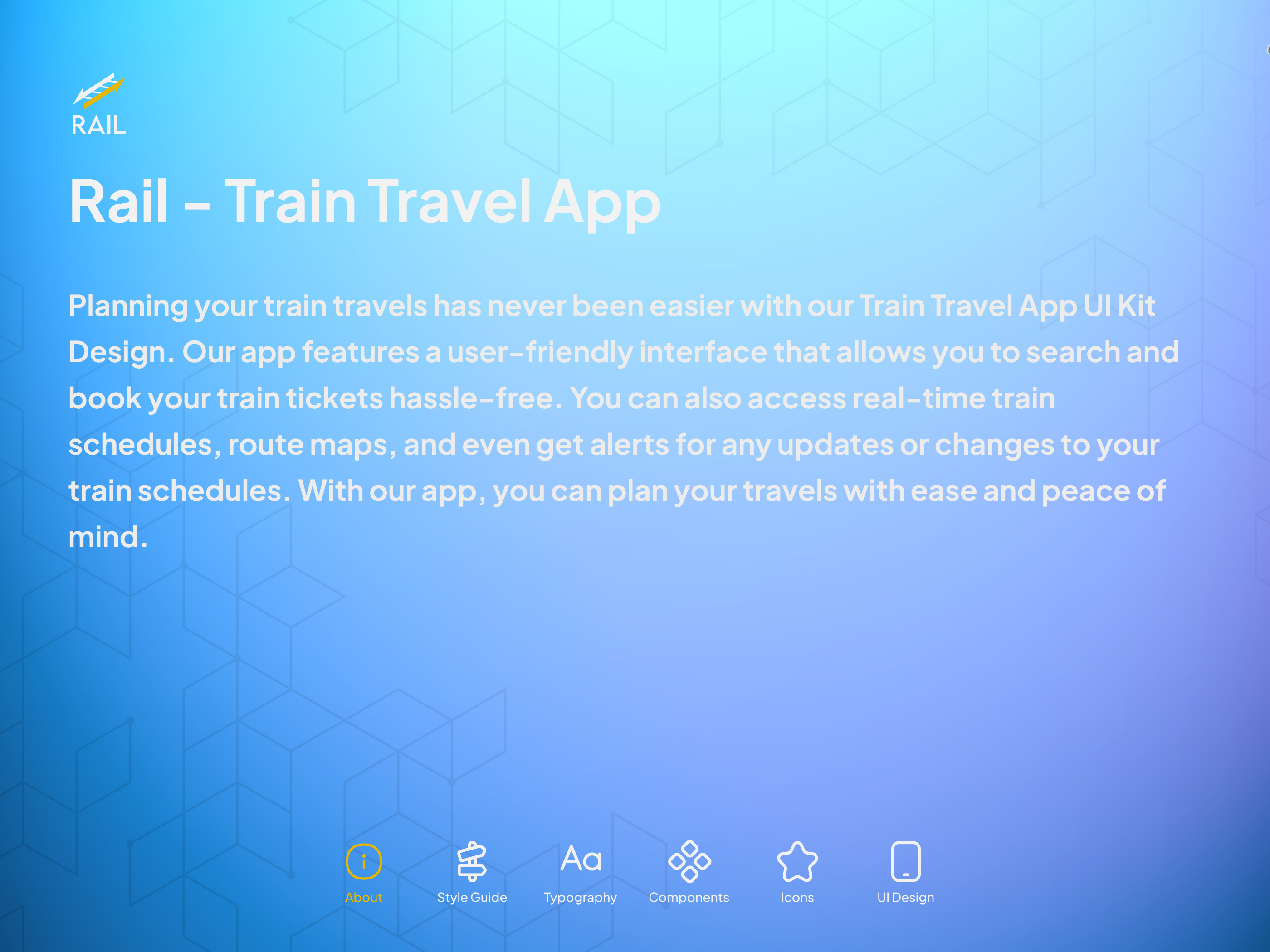 Train Travel App Design by Allan Febrian Diavanda on Dribbble