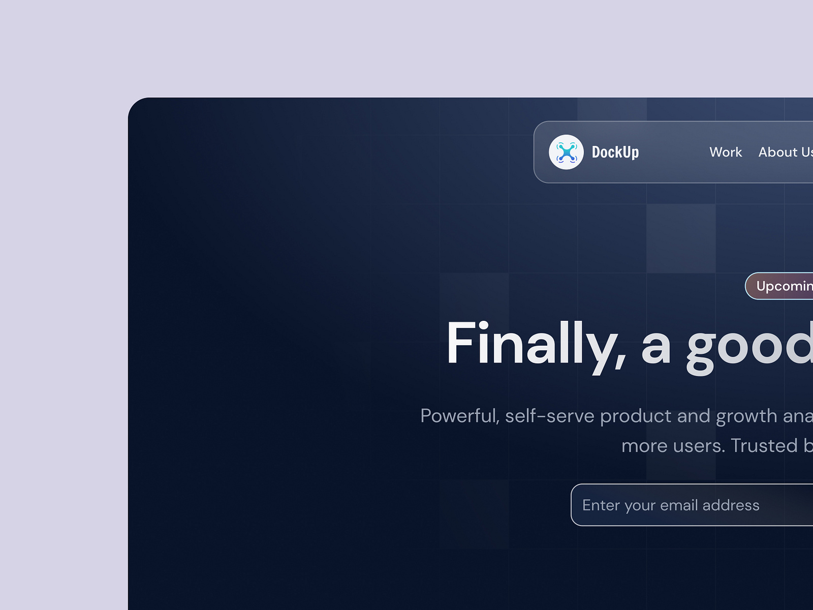 Landing page - Header UI by Divyansh Pandey on Dribbble