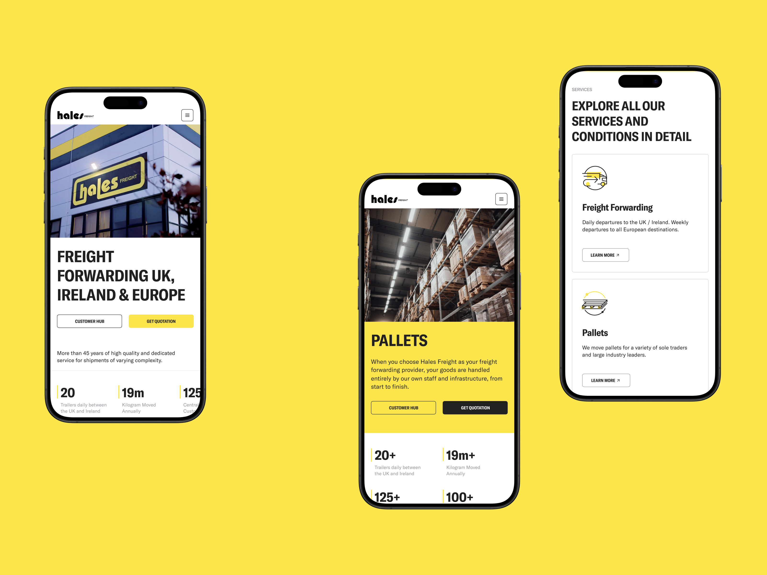 Case Study: Hales Freight Website by tubik UX for tubik on Dribbble