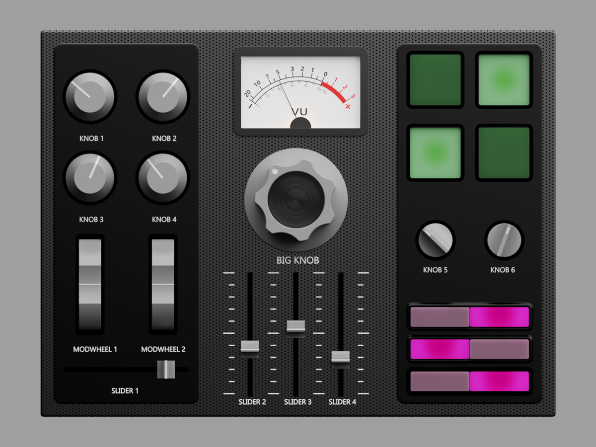 VST PLUGIN UI kit-01 by AudioUi on Dribbble
