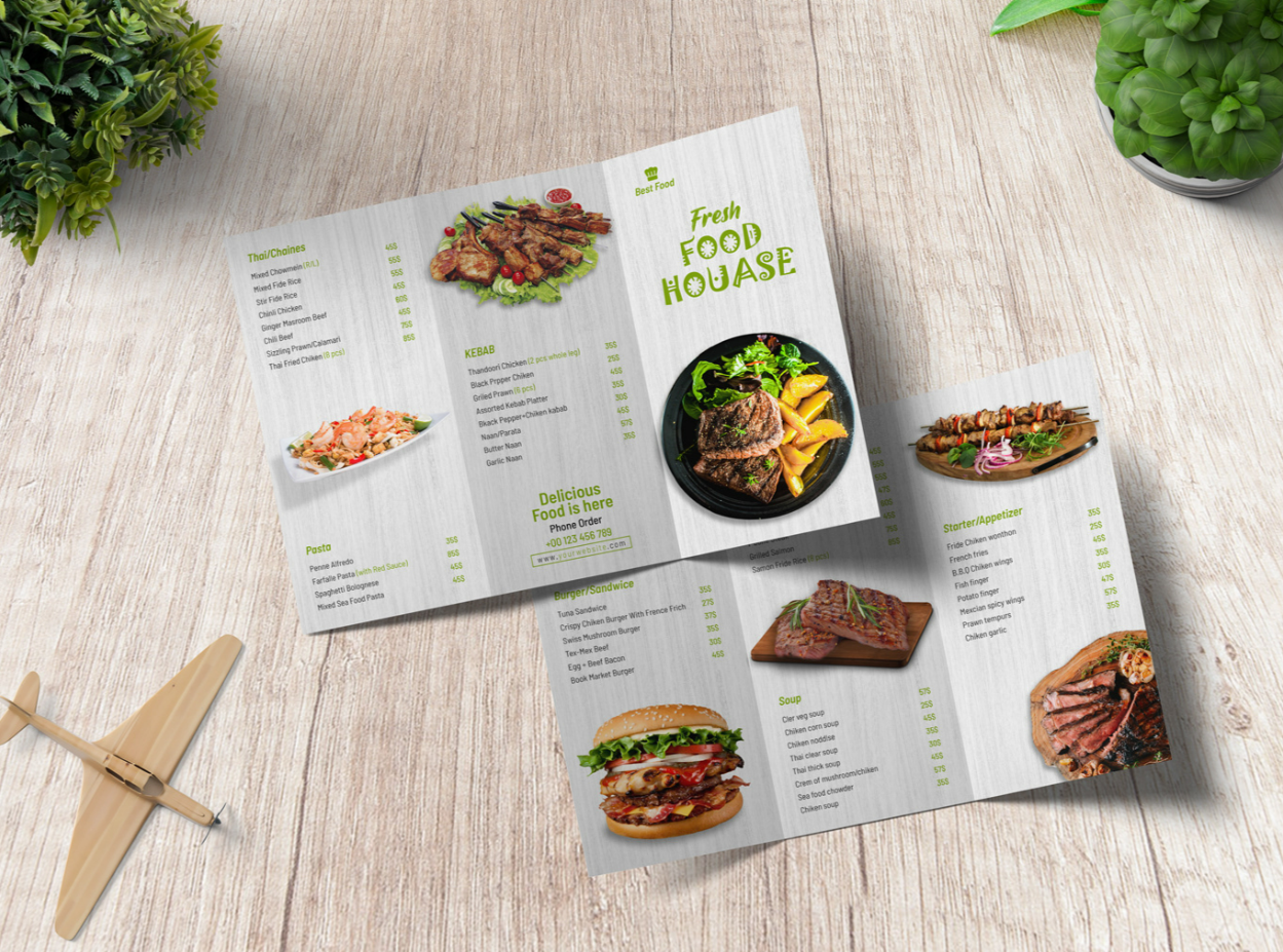 Food Menu Cards design by Palash SK on Dribbble