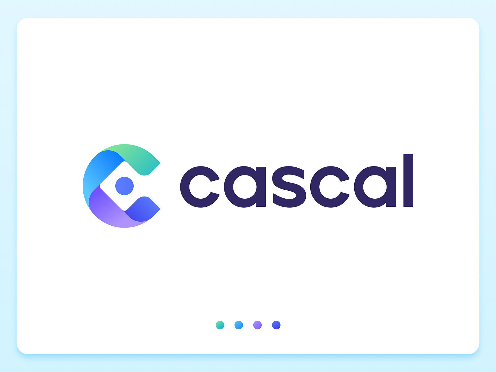 Cascal - Logo Concept 1 by Victor Murea on Dribbble