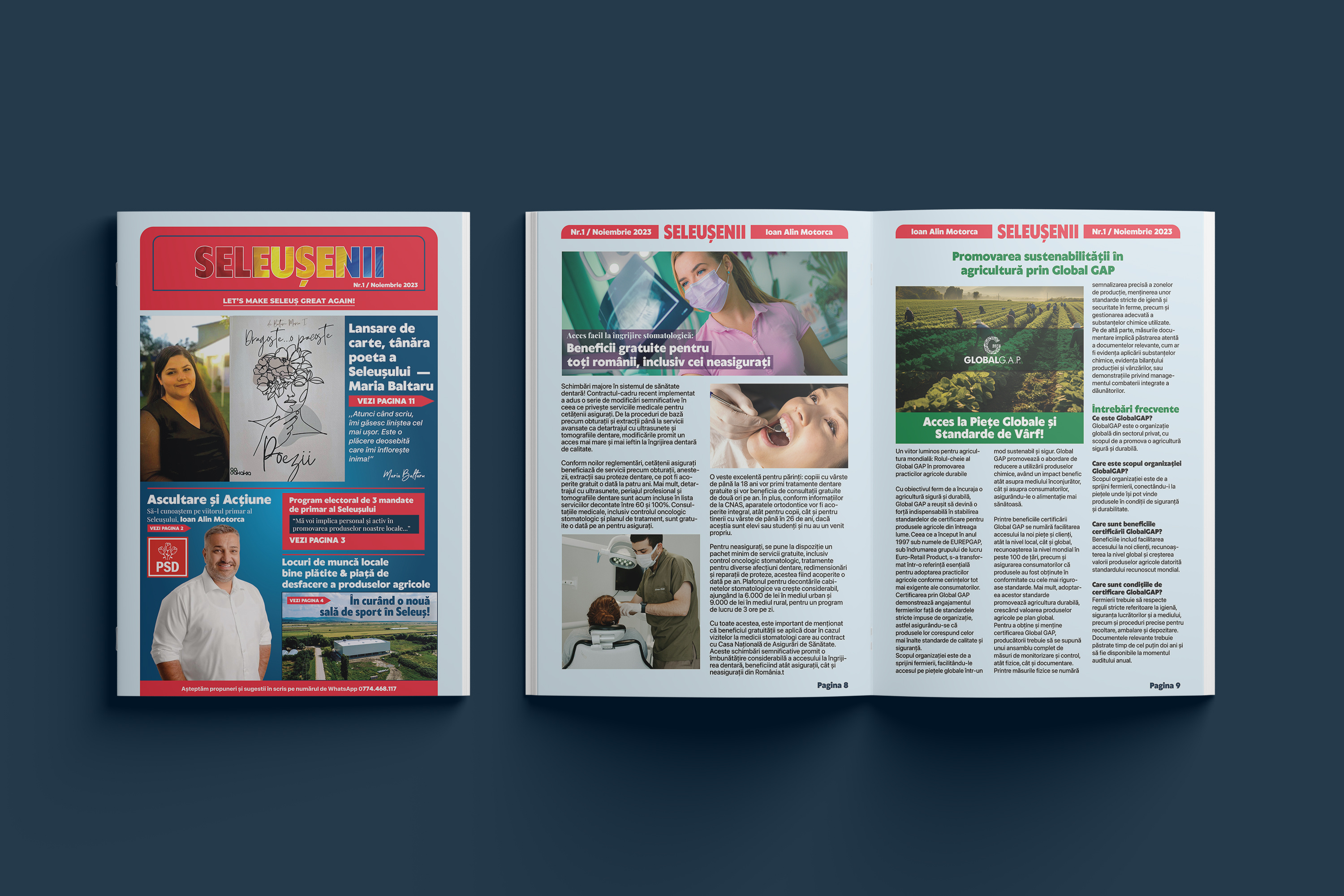 Brochure Design Brilliance: A Mayor in the Making by Levi Daragiu on ...