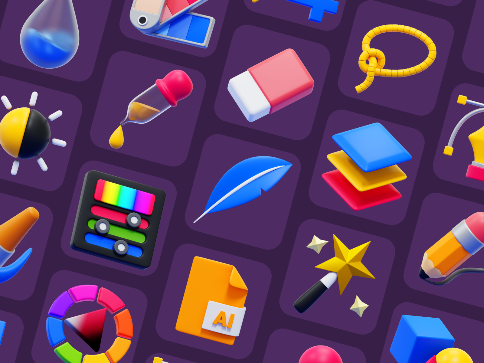 Graphic Designer Tools - 3D icon Motion by M Wildan Cahya Syarief on ...
