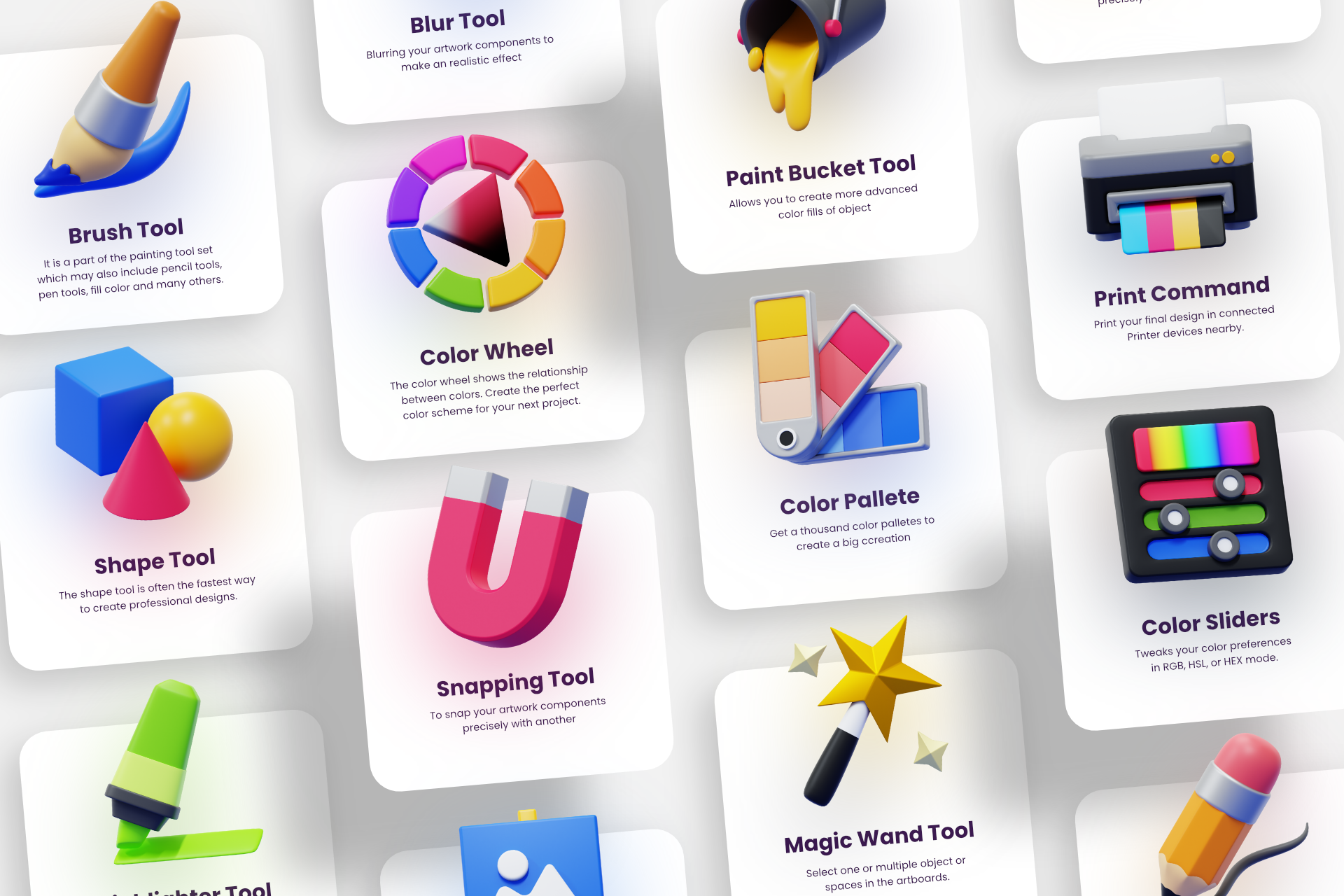 Graphic Designer Tools - 3D icon Motion by M Wildan Cahya Syarief on ...