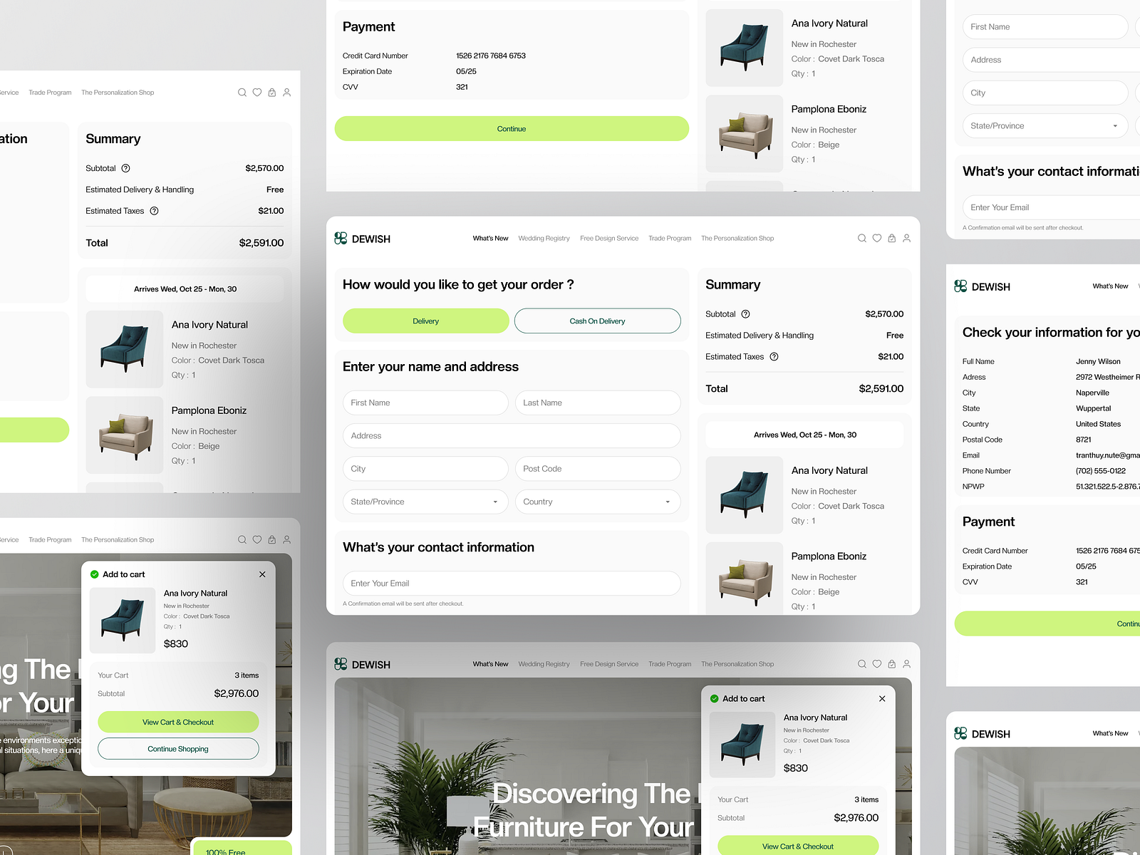 E-Commerce - Checkout Payment by Odama on Dribbble