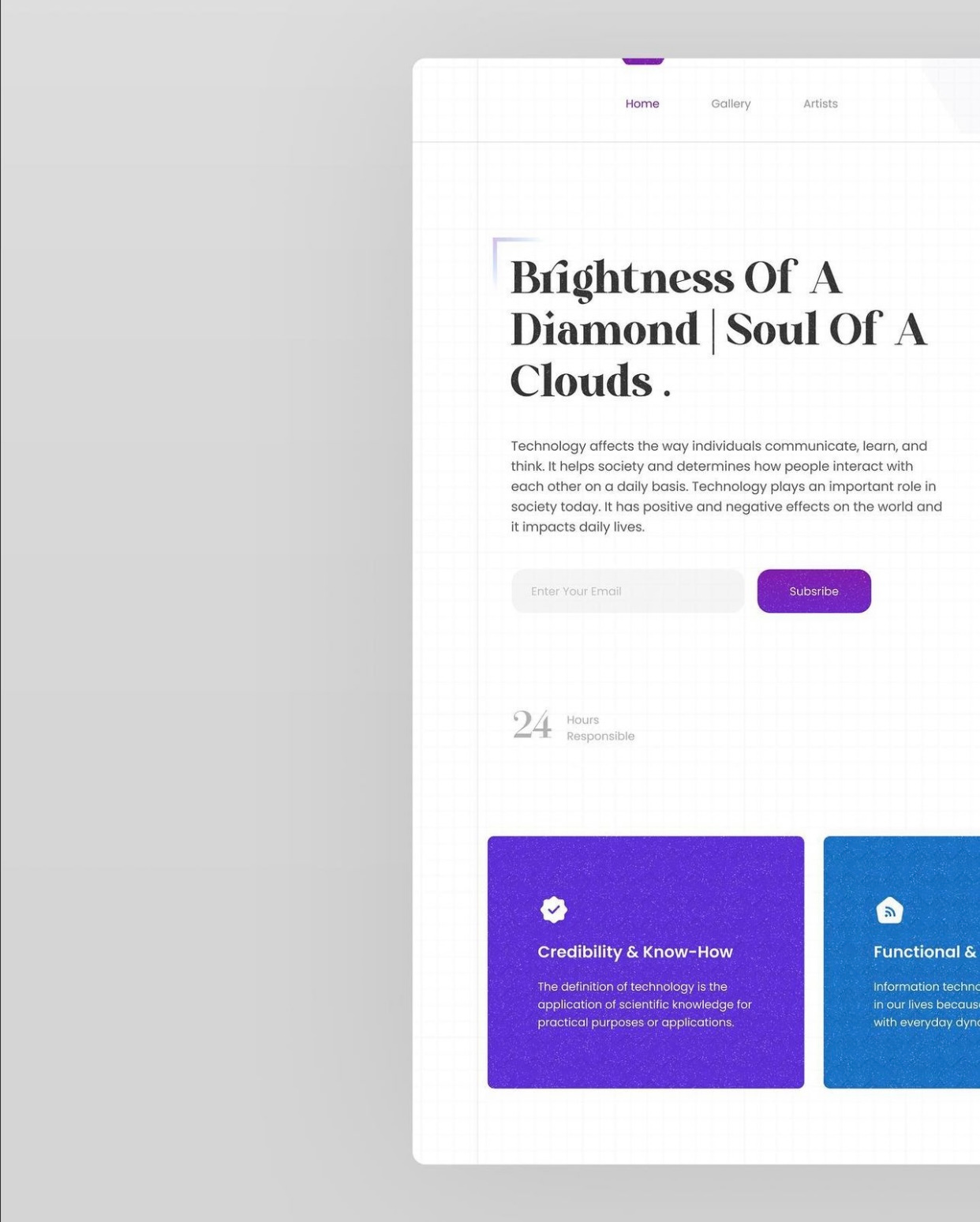 Digital Art & 3D Design Agency / Ui Design 💎💜 by Delsa Taghizade on ...