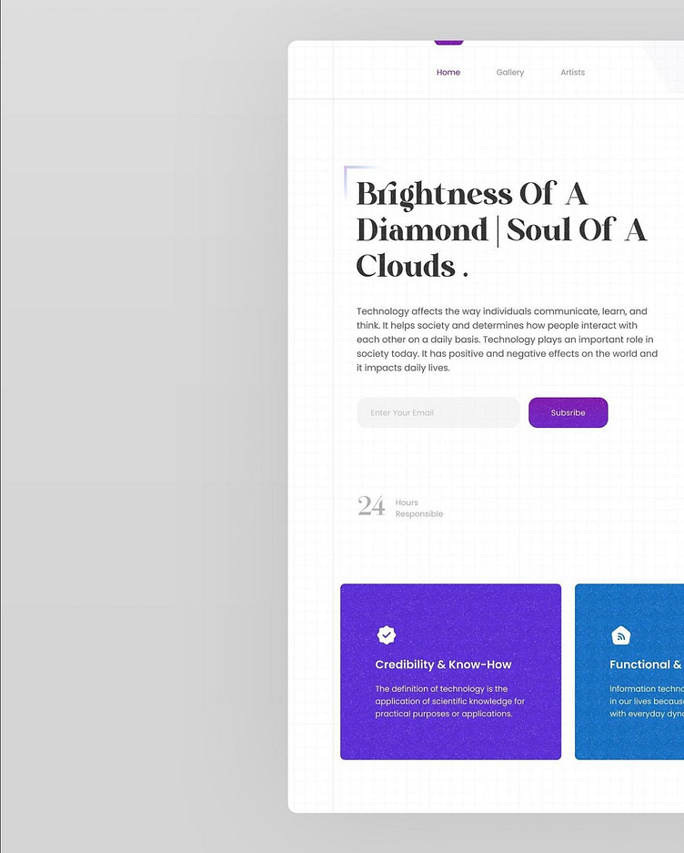 Digital Art And 3d Design Agency Ui Design 💎💜 By Delsa Taghizade On