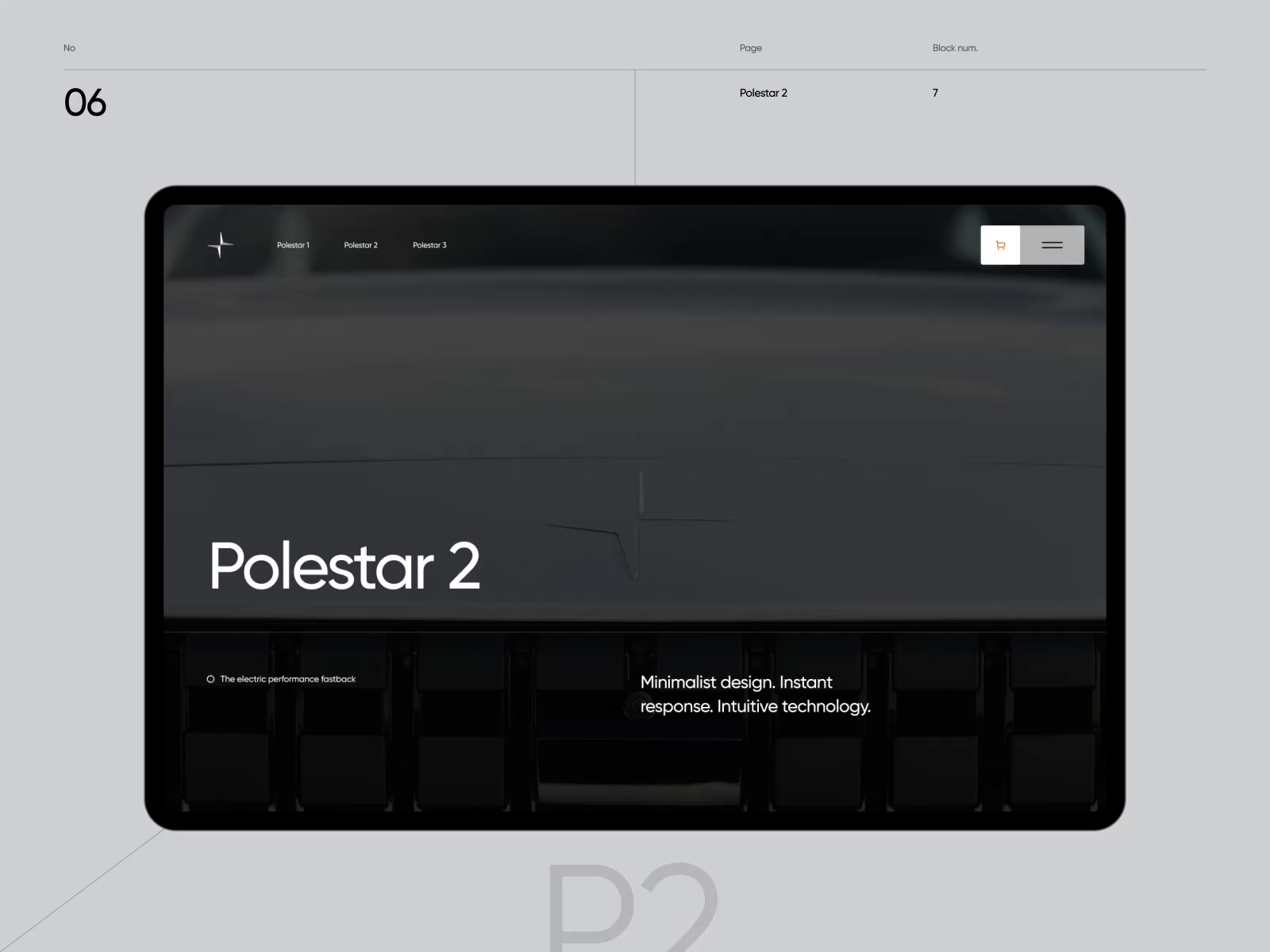 Polestar 2 by Evgeny Smertin for Unleash on Dribbble