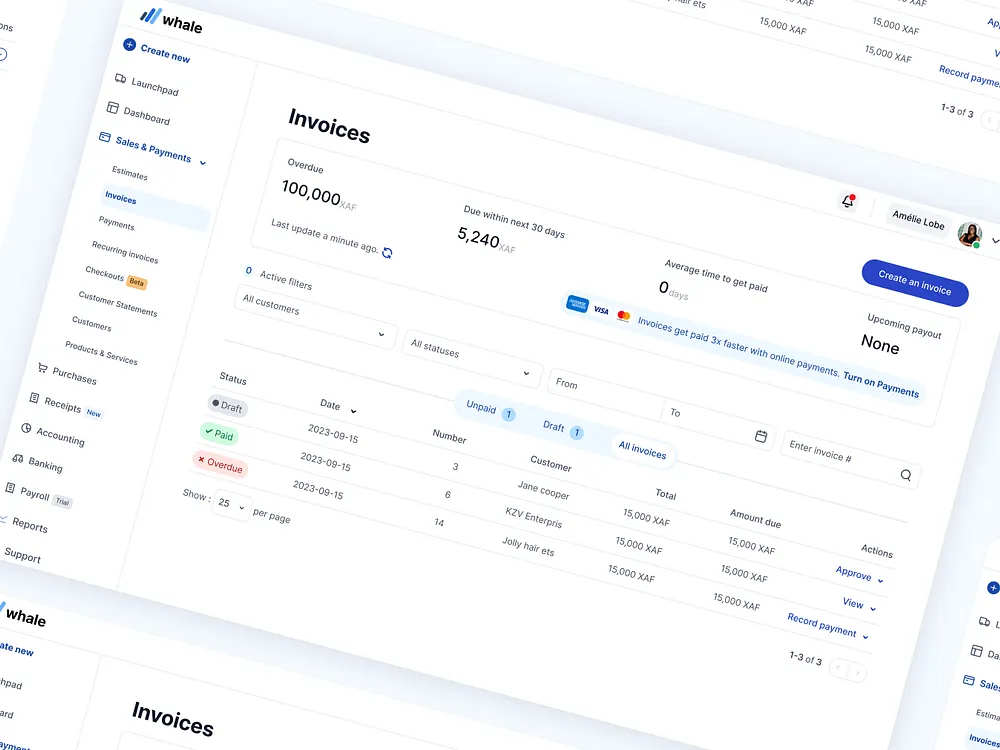 Invoice UI designs, themes, templates and downloadable graphic elements ...