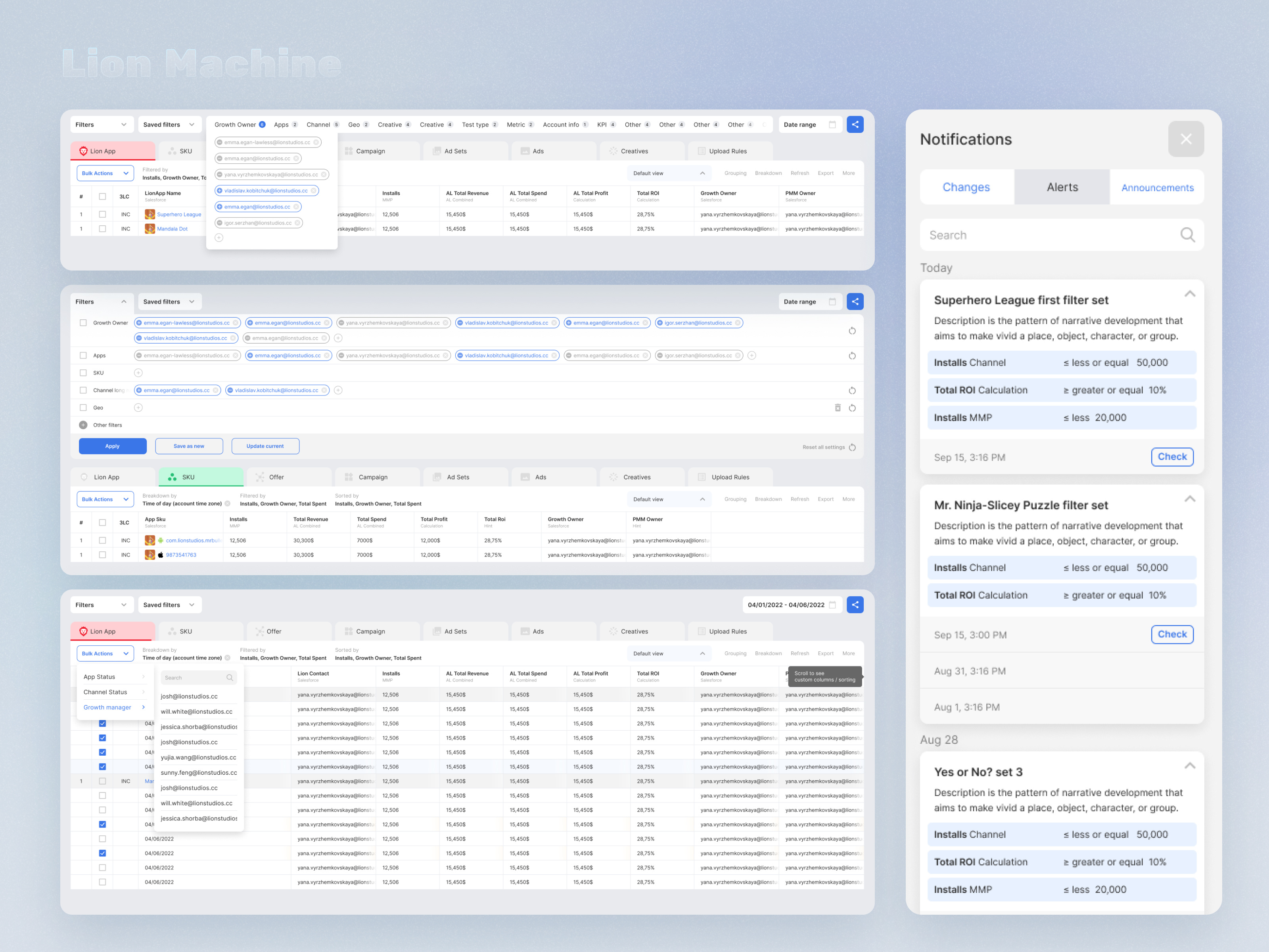 LM (Platform) - Product Design by Vyrzhemkovskaya on Dribbble
