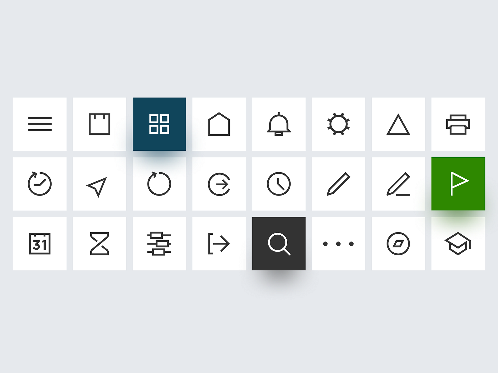 Relias | Atoms | Icons by Jean Massad for Konpo on Dribbble