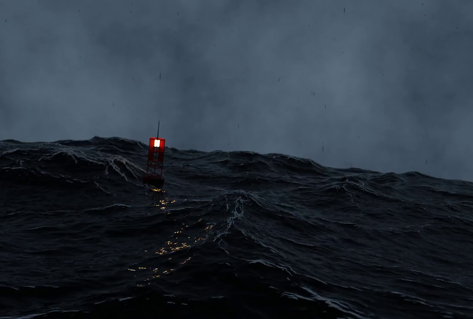 Stormy Night Ocean Animation 3D Render by Eda on Dribbble