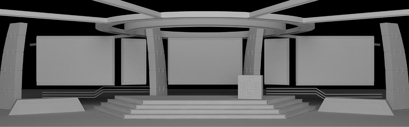 VIRTUAL STAGE DESIGN MAS GAMER FESTIVAL by Jorge Gonzales León on Dribbble