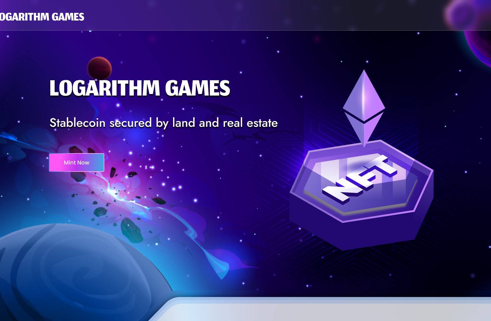 LOGARITHM GAMES - NFT Marketplace Website Design by Andrew Christopher ...