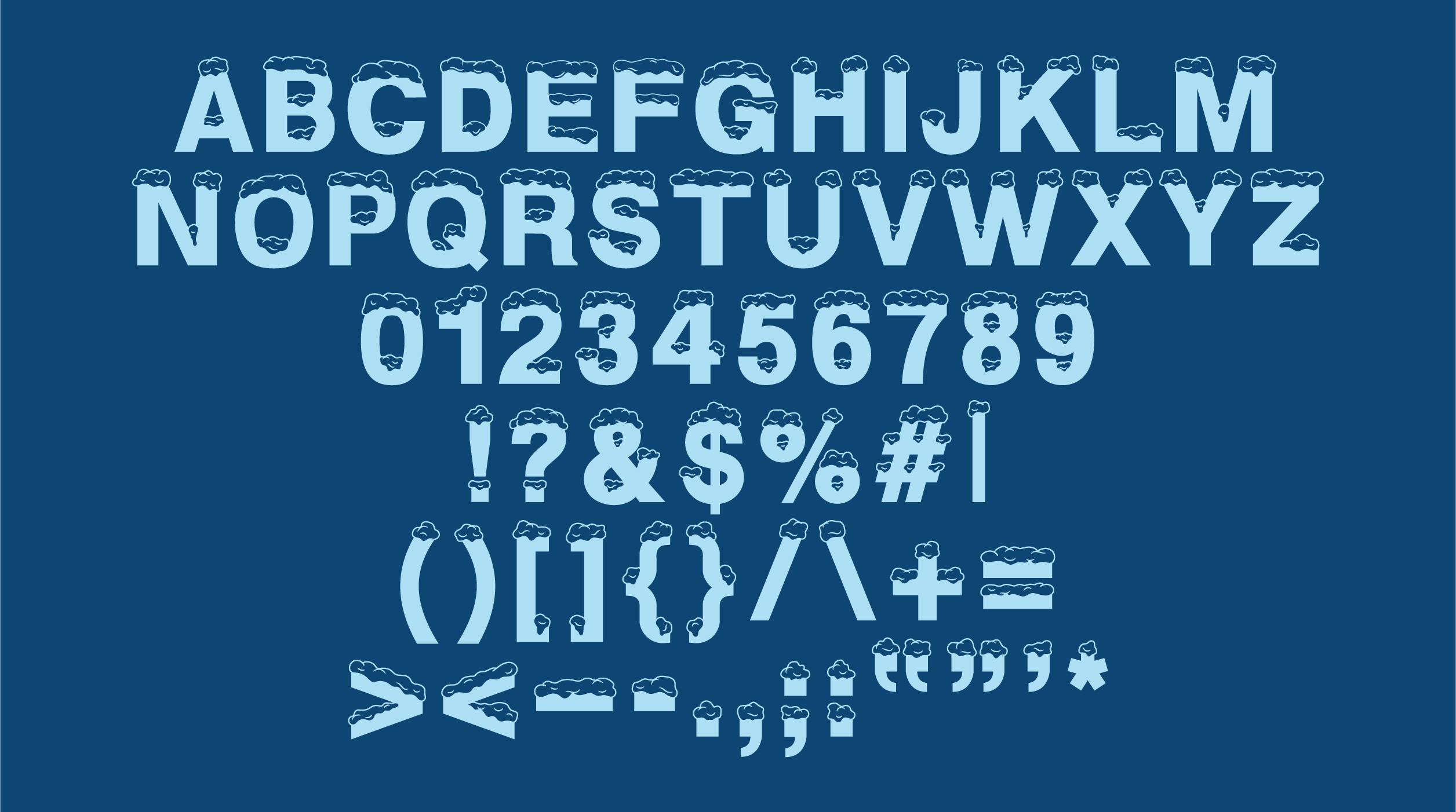 Ice Cold Typeface by Lucas Howlett on Dribbble