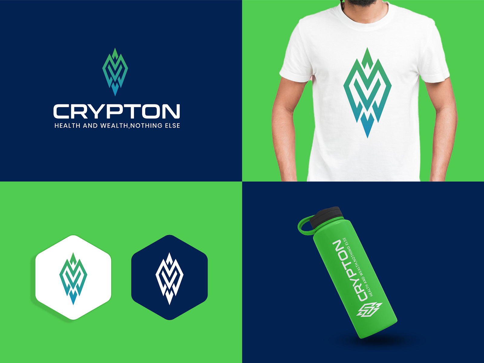 Crypton Logo Design by Abdul Rehman on Dribbble