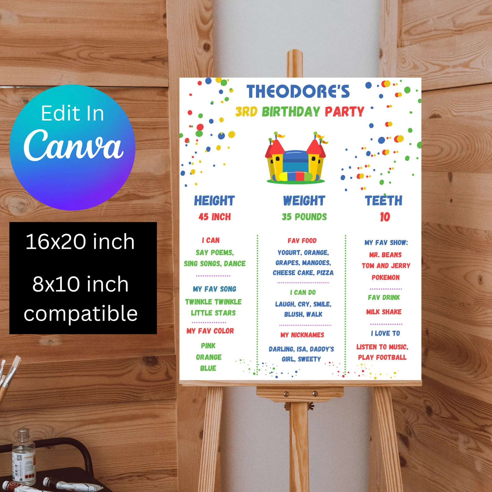 Bounce House Milestone Board template by Tinu Dalal on Dribbble