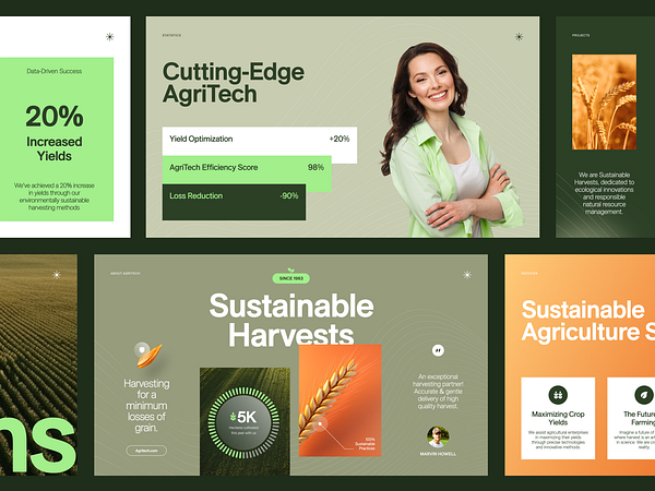 AgriTech Smart Branding by Halo Branding for HALO LAB on Dribbble