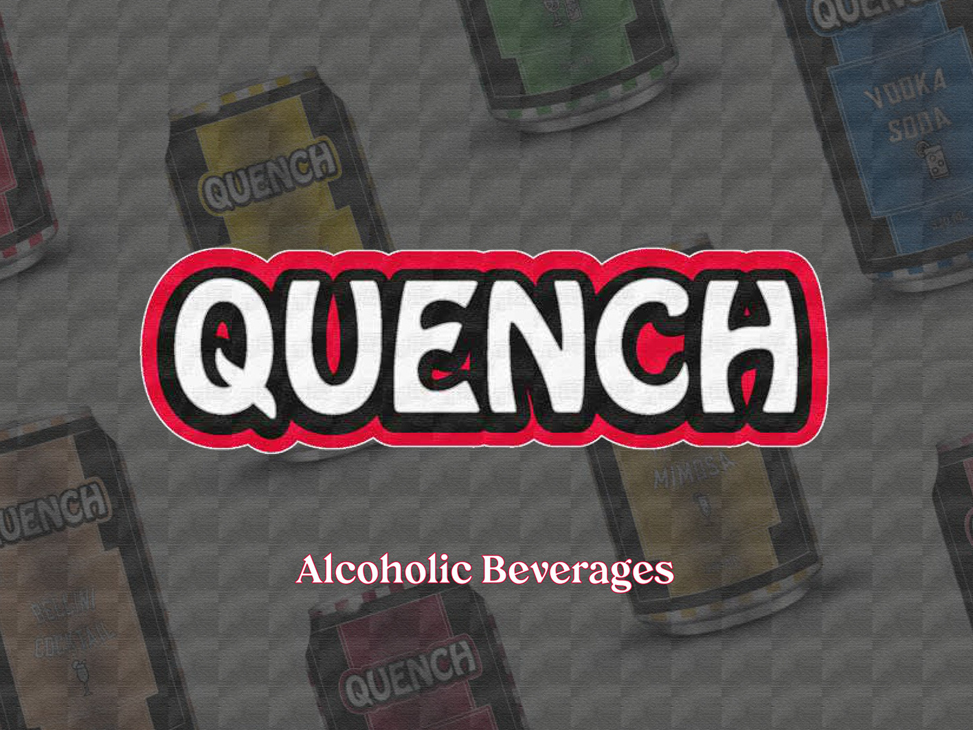 QUENCH - Drink Label Design by ENES OSMAN BUYRAZ on Dribbble