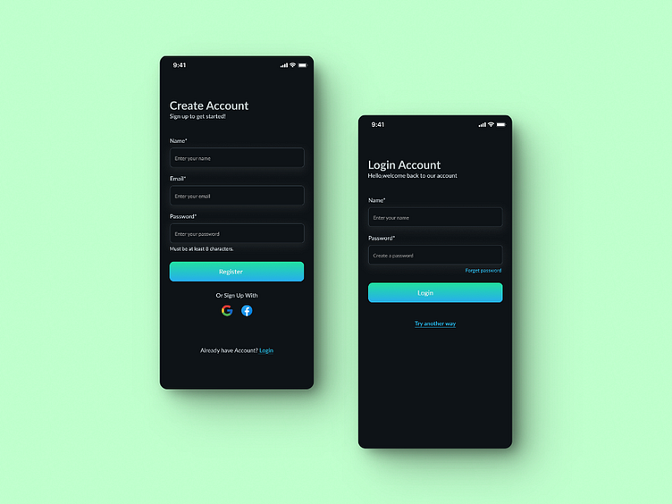 Login Screen Mobile Apps by Ferdousi Akhter on Dribbble Login Screen Mobile Apps by Ferdousi Akhter on Dribbble