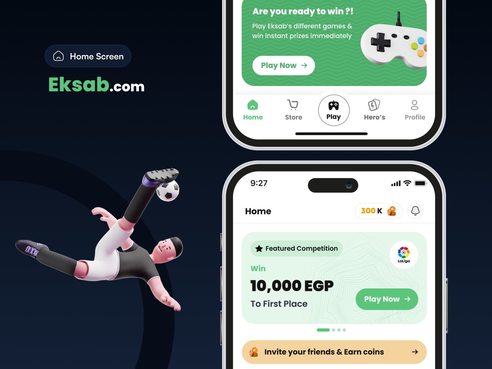 Eksab App / Home Screen by Ahmed Abobakr on Dribbble