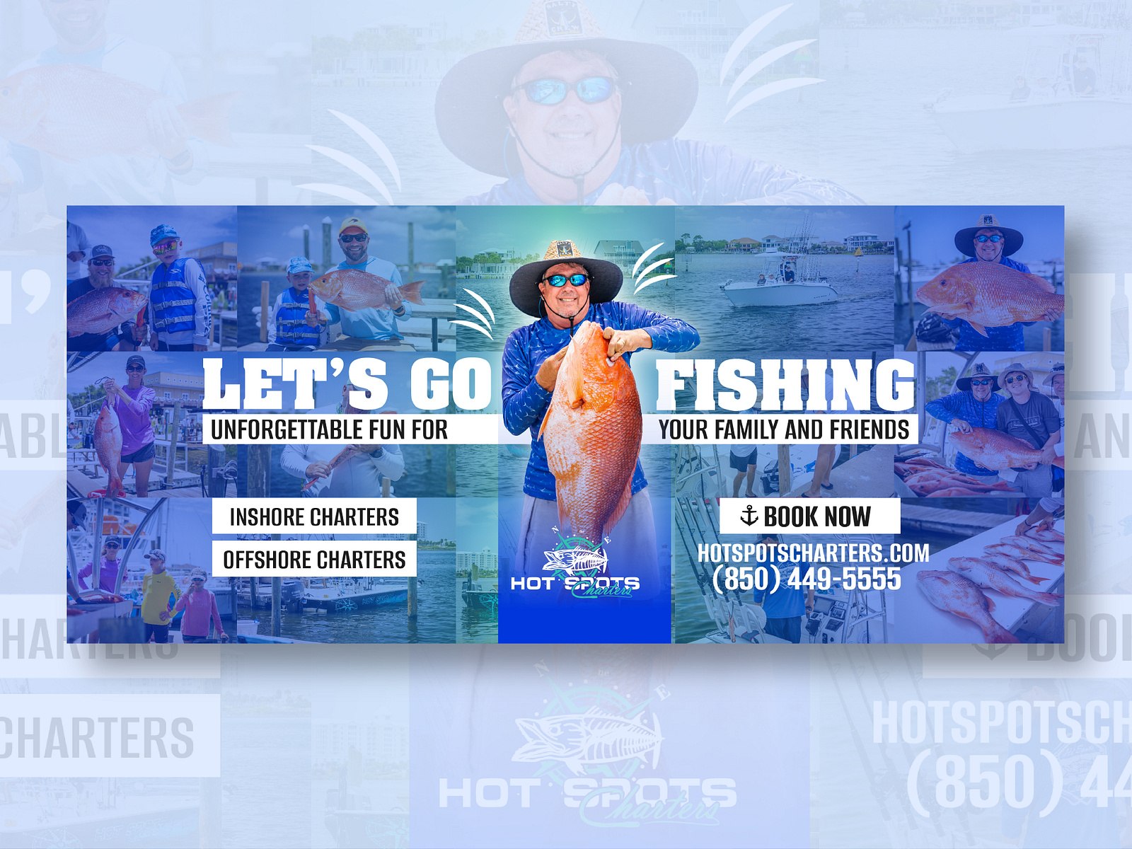 Fishing Social Media Cover Design by Mostafizur Rahman on Dribbble