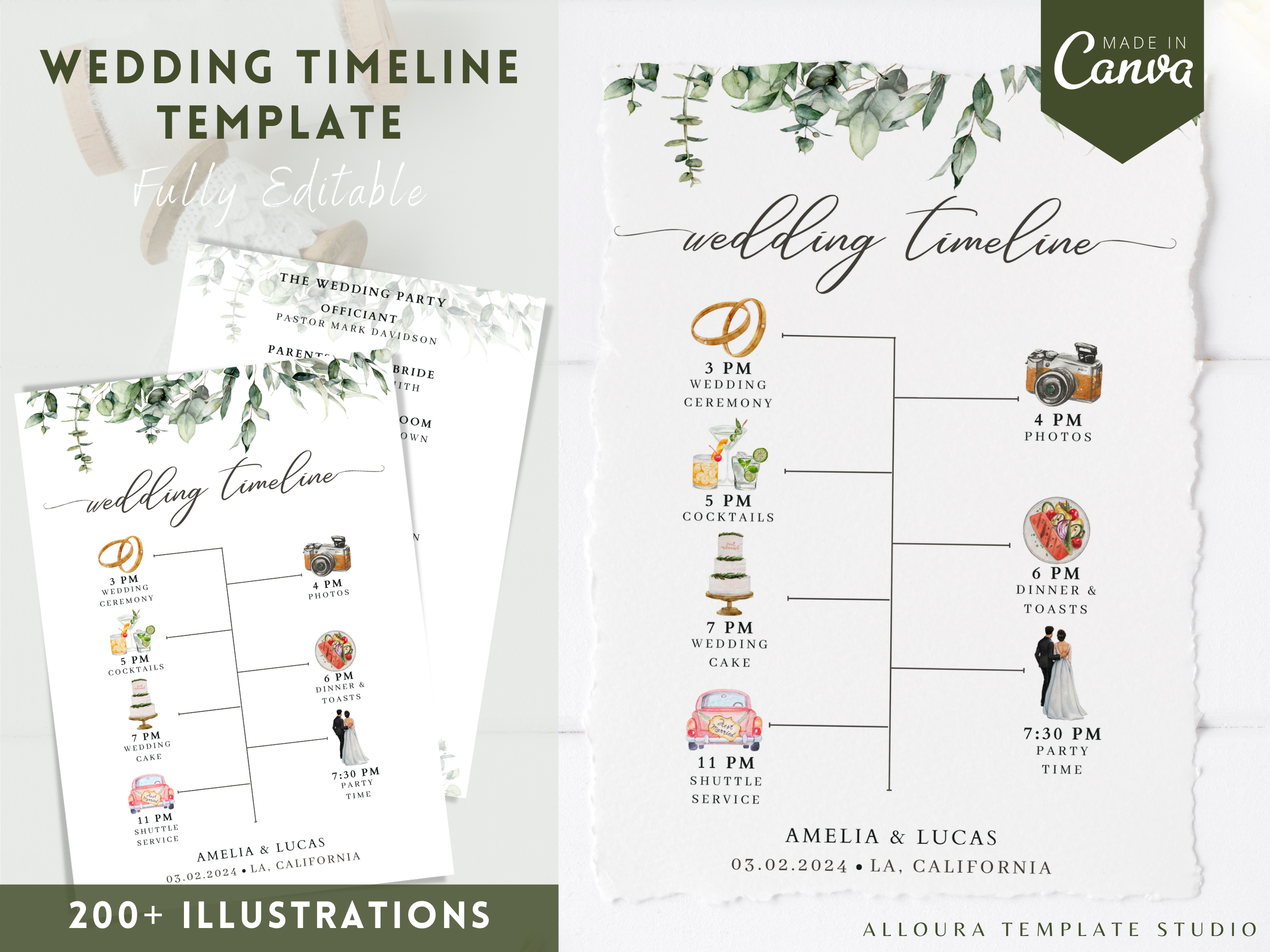 Wedding Timeline designs, themes, templates and downloadable graphic ...