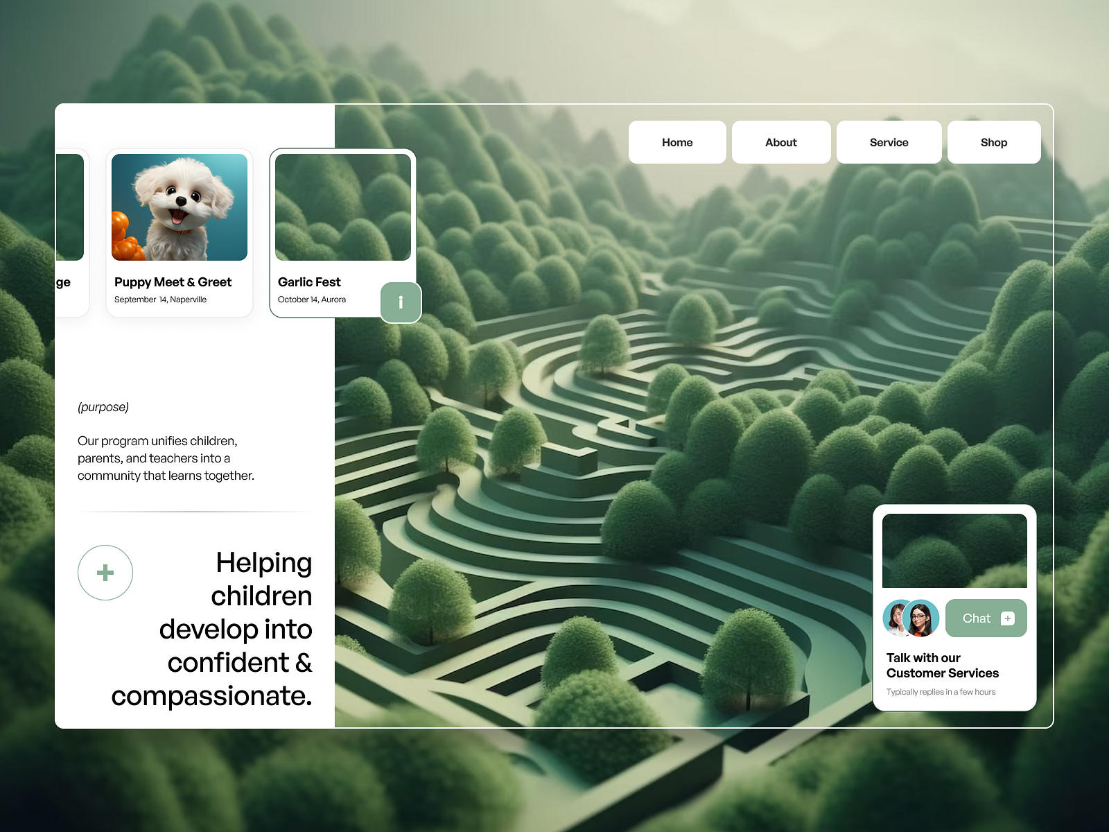 Childern Education Website Concept - Growind by Nozaracy on Dribbble