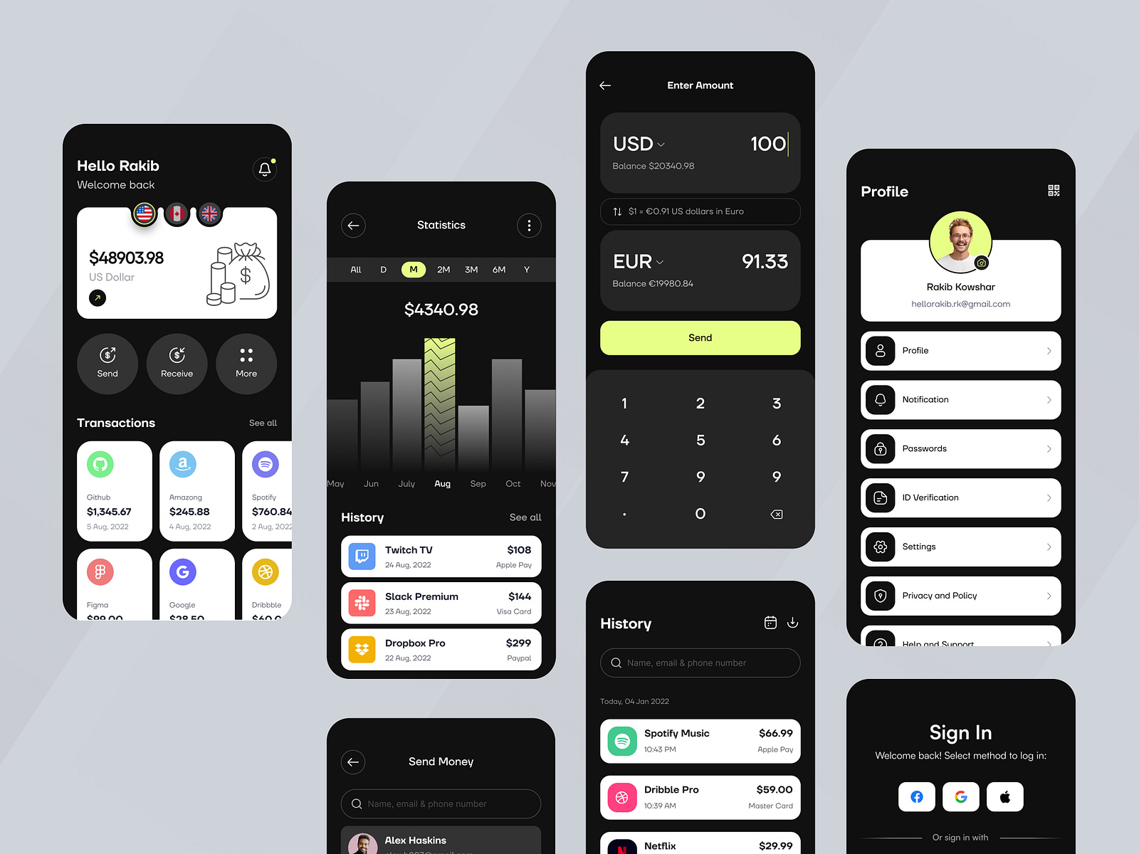 Fintech App by Rakib Kowshar for Orizon: UI/UX Design Agency on Dribbble Fintech App by Rakib Kowshar for Orizon: UI/UX Design Agency on Dribbble