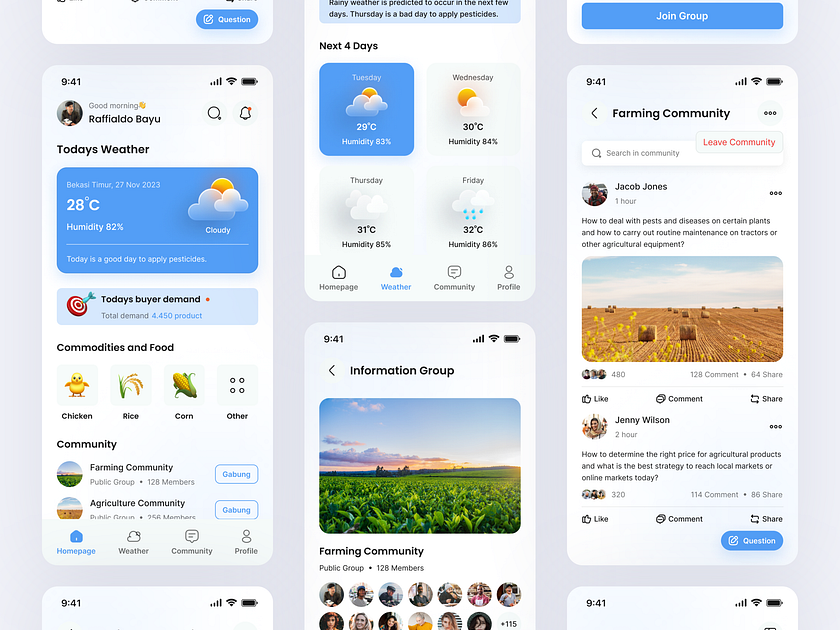Weather App Design Exploration by Maulana Farhan N 🐣 for Enver Studio ...