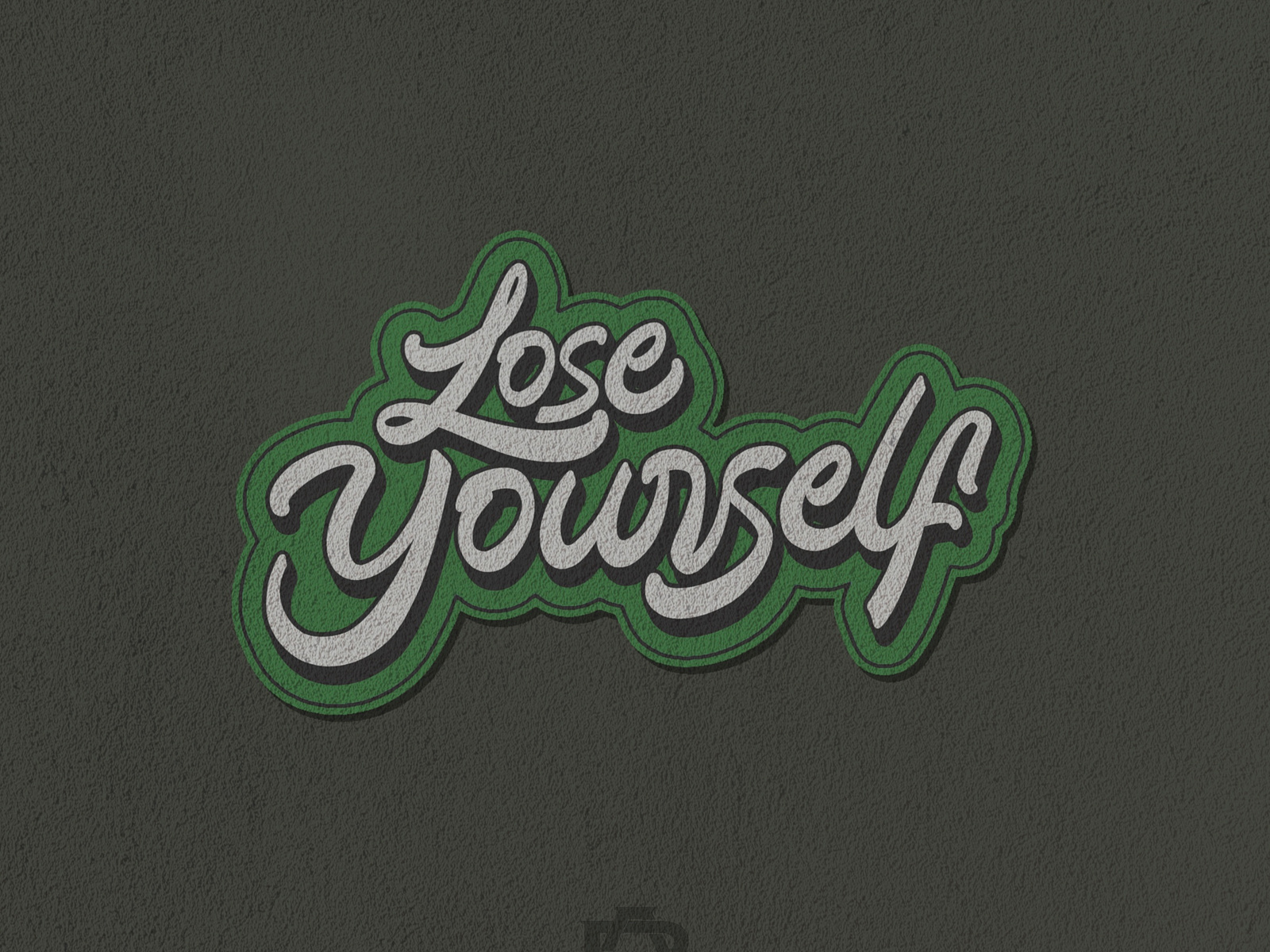 LOSE YOURSELF LETTERING by Ahmad Rafael on Dribbble