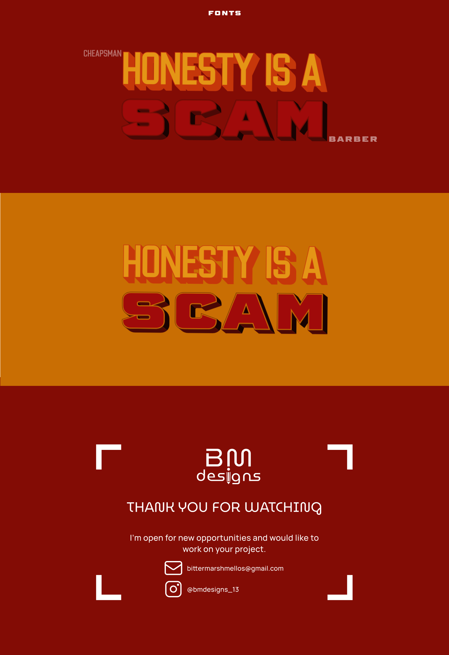 Honesty is a Scam - Poster Design by Bobby on Dribbble