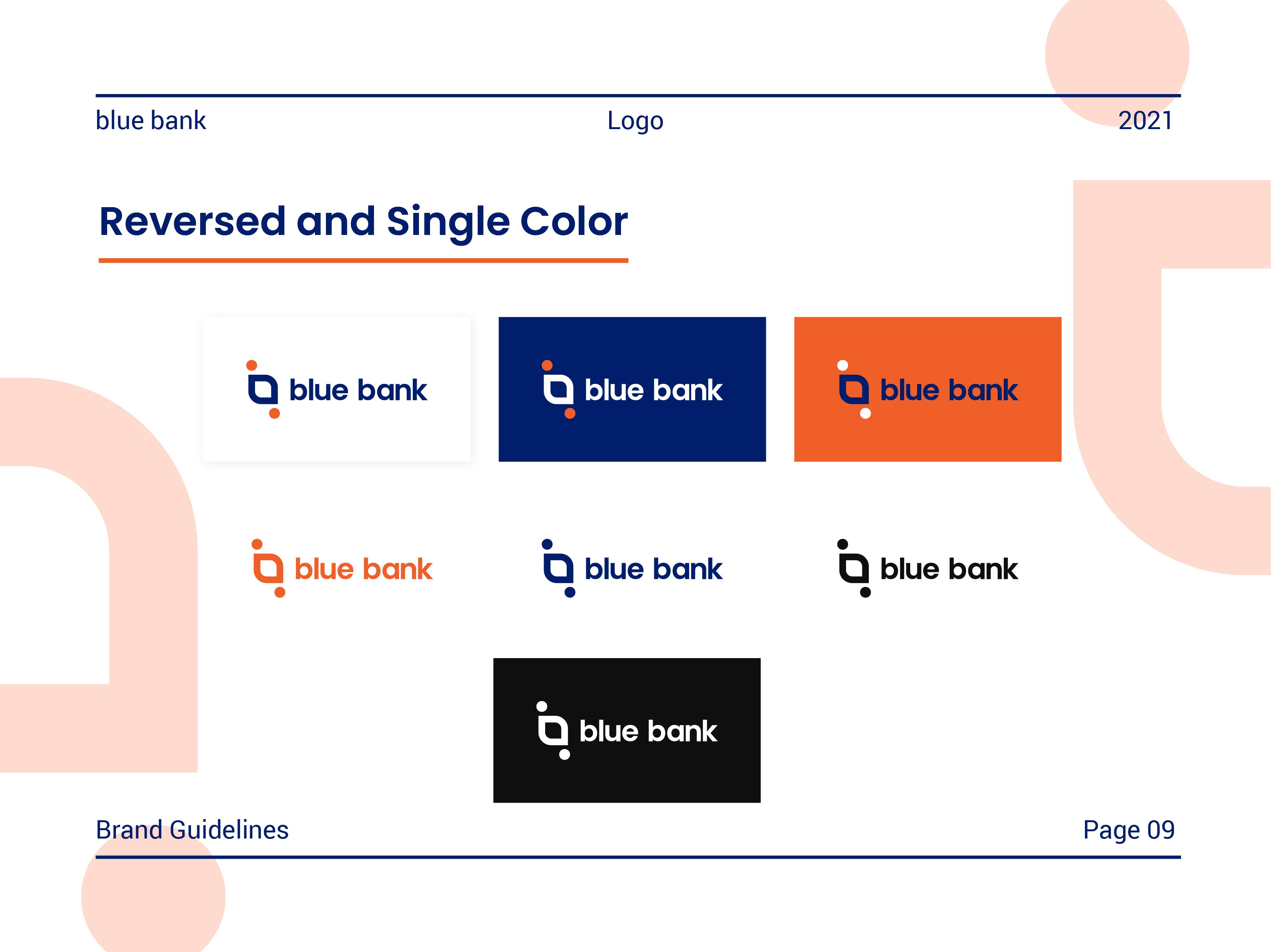 Logo blue bank | Brand Guide by Asep Saepudin on Dribbble