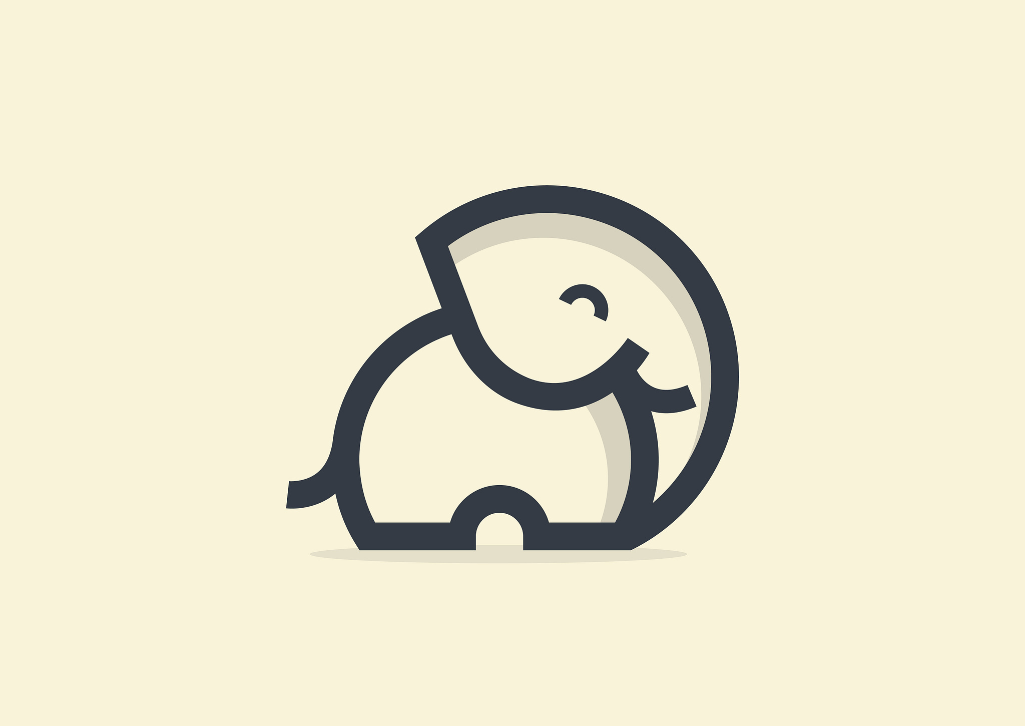 Minimal Elephant Concept by Dulaa Aththanyaka on Dribbble
