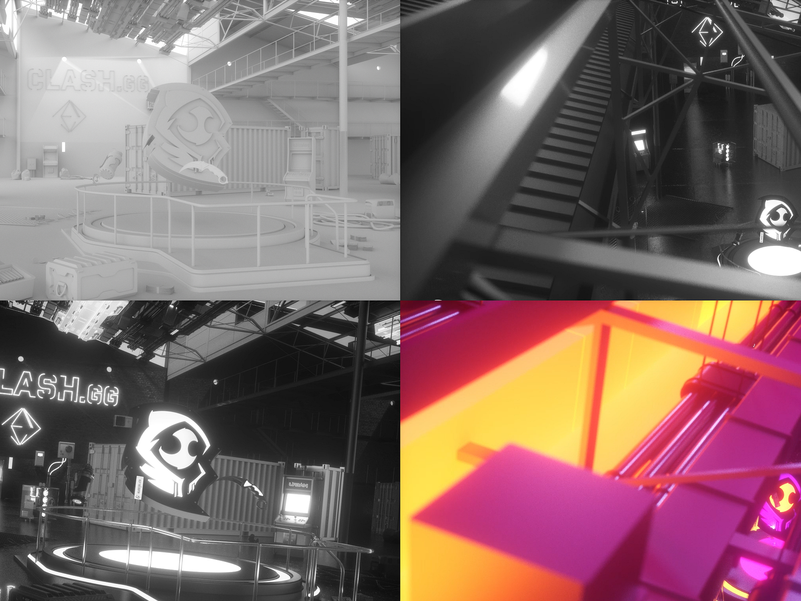 3D Work For Urban #Branding by kondorgfx on Dribbble